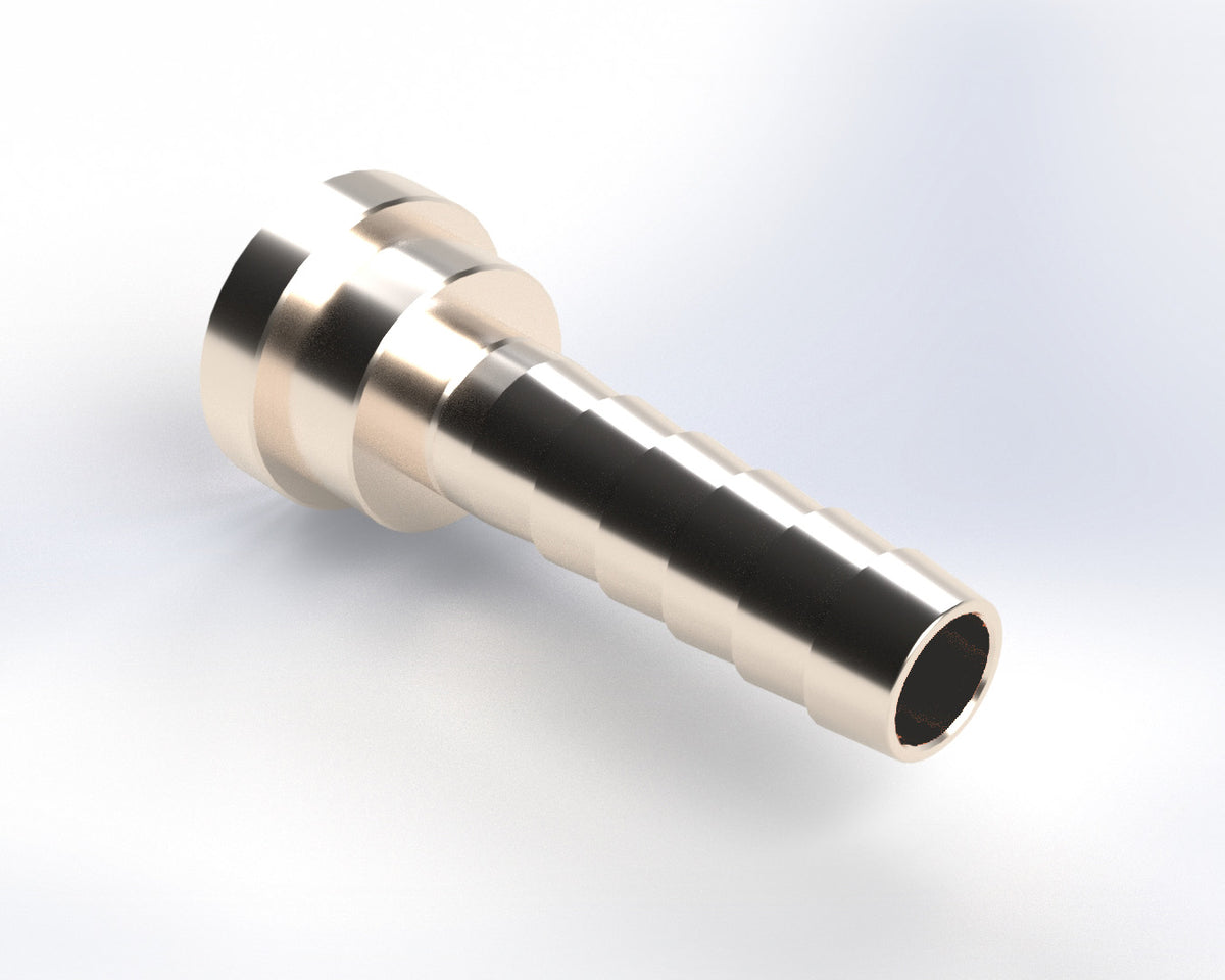 3345: 5mm Barbed Stem for 5/16" or 1/4" BSPP Swivel Nut — Fittings, Inc.