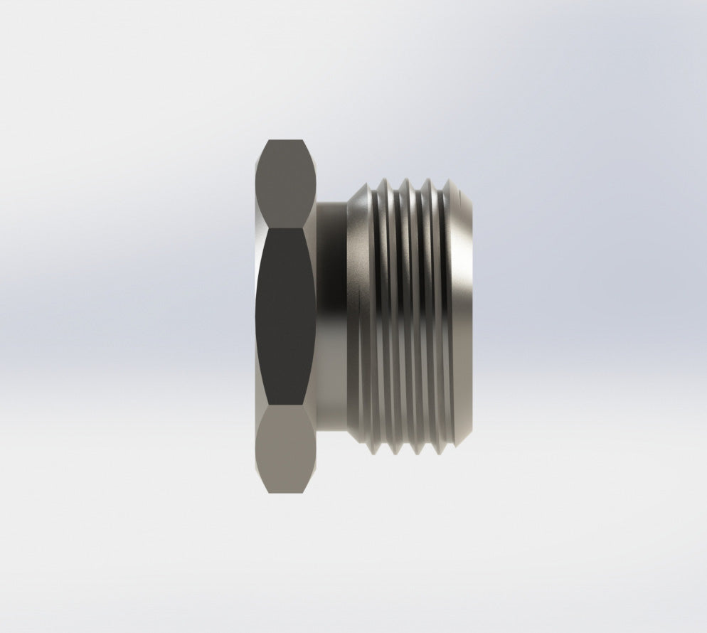 3545: Male Beer Thread 29/32-14 to 1/4" Female Flare 7/16-20 Adapter ...