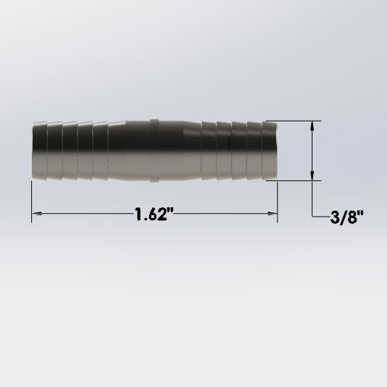 9013: 3/8″ Barb Splicer — Fittings, Inc.